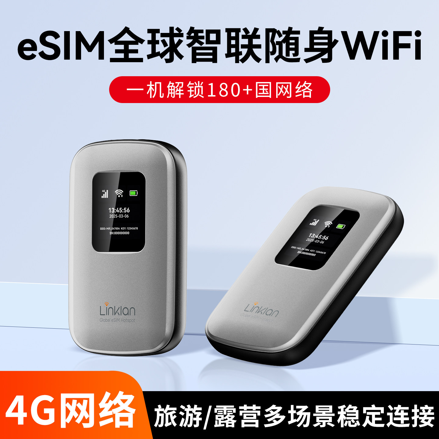 联拉eSIM全球随身WiFi：出国旅游神器，无限次写入插卡双用，让你告别漫游烦恼！-插卡路由器-淘宝好物网