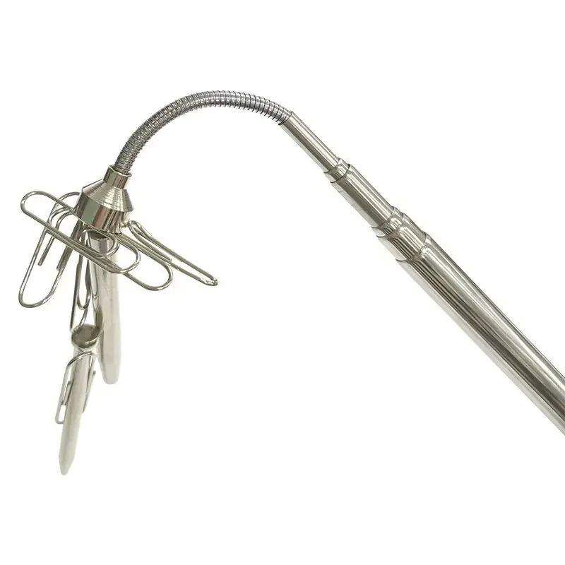 这玩意儿能吸粉？Portable Rotatable Silver Magnetic Pickup with Retractable P实测 ...