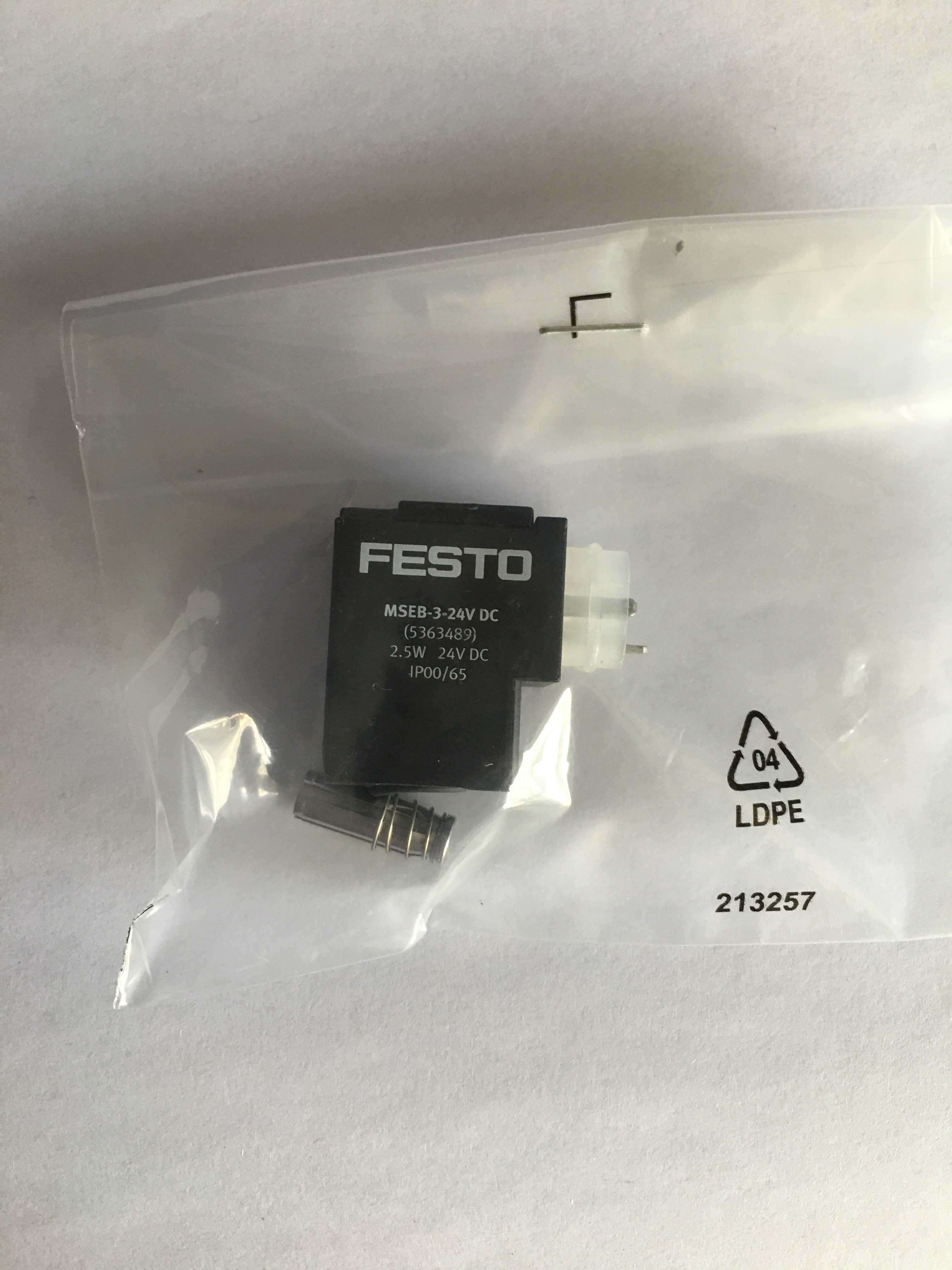 FESTO费斯托 线圈MSEB-3-24V DC货号 5363489现货