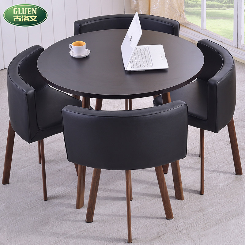 Negotiation tables and chairs coffee milk tea shop sales office ...