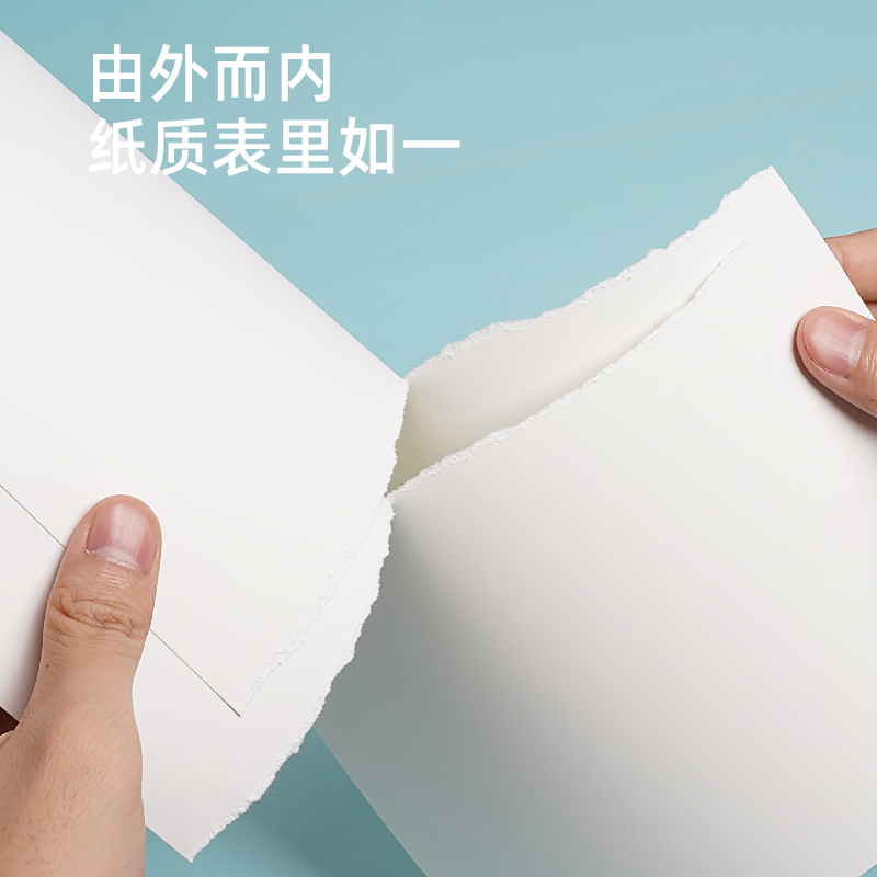 [USD 12.06] Dutch white paper thick 8K white paper 4K art painting 250 grams white paper a4a3 ...