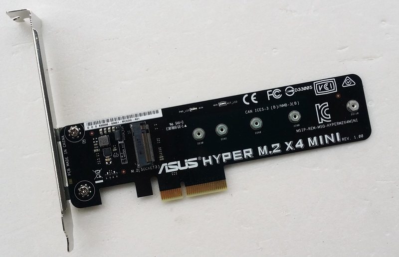 [USD 97.63] Asus Rog accessories DIMM2 adapter card hyper M2 mini PCI-E ...