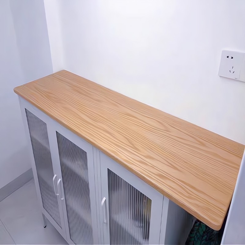 [USD 20.13] Red Oak Solid Wood Plank Desktop Bulkhead Custom Bar ...