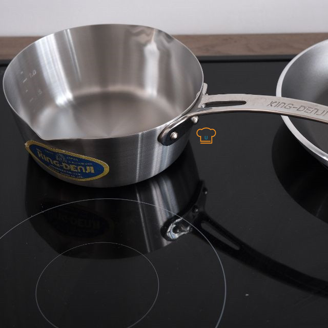 UShop Japan mid-tail stainless steel snow flat pot Windsor pot milk pot ...