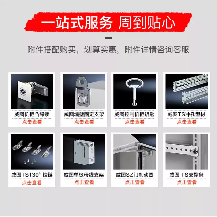 德国RITTAL威图并联柜TS8机柜 8206500 原装电柜工业柜 8206.500