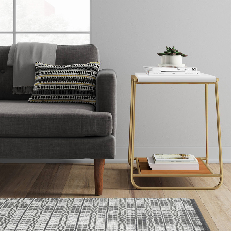 Buy Nordic Small coffee Table simple modern mini square living room ...