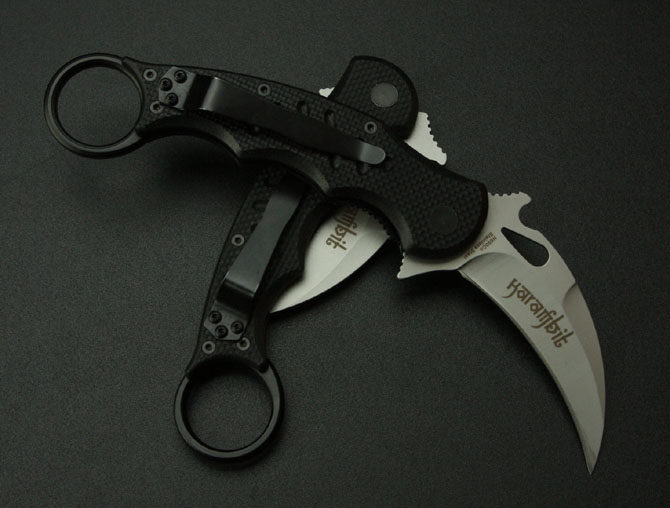 [USD 41.64] Genuine fox claw knife 440C steel folding claw knife ...