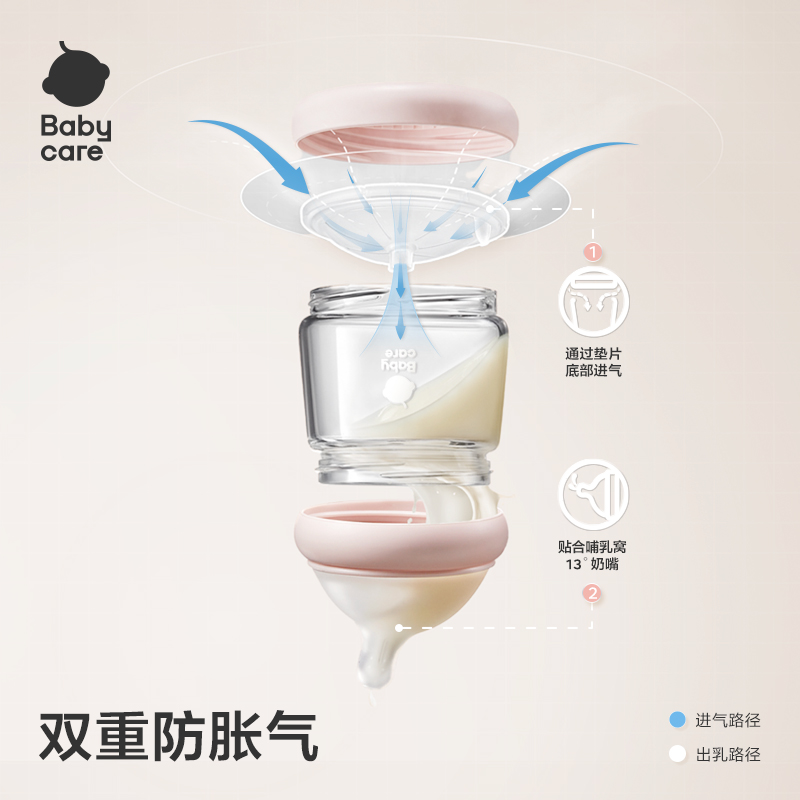 babycare PPSU防胀气玻璃奶瓶套装，宝宝0-12个月必备神器！🍼🍼🍼-奶瓶-淘宝百科网
