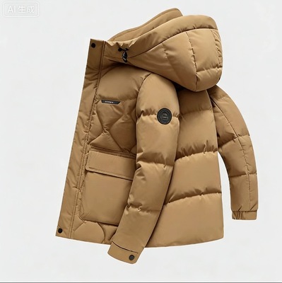 雪中飞短款羽绒服男士冬季外套