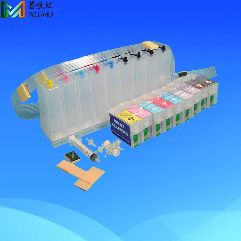 P800连供 墨盒 永久芯片 p600 608打印机连续供墨系统空连供CISS-Taobao