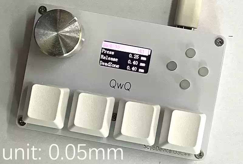 SayoDevice磁轴游戏键盘 支援Windows macOS可自定义旋钮