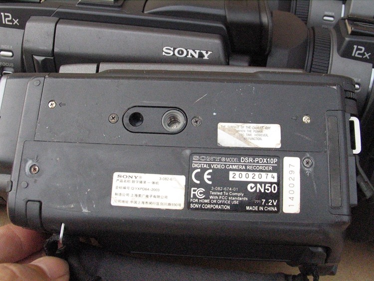 SONY/索尼 DSR-PDX10P 3CCD光学防抖数码摄像机（mini DV磁带录像机)专业级 380-690..._≡ 家电交易区 ≡ ...