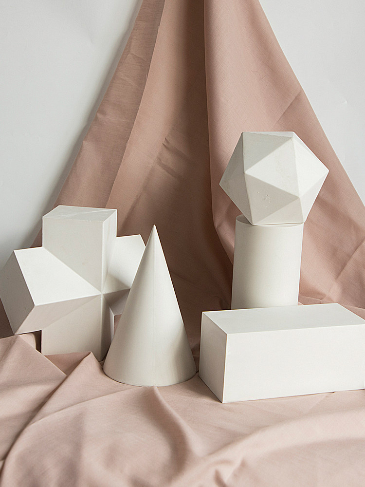 [USD 5.96] Single Gypsum Geometry 16 Large Gypsum Art Candidate ...