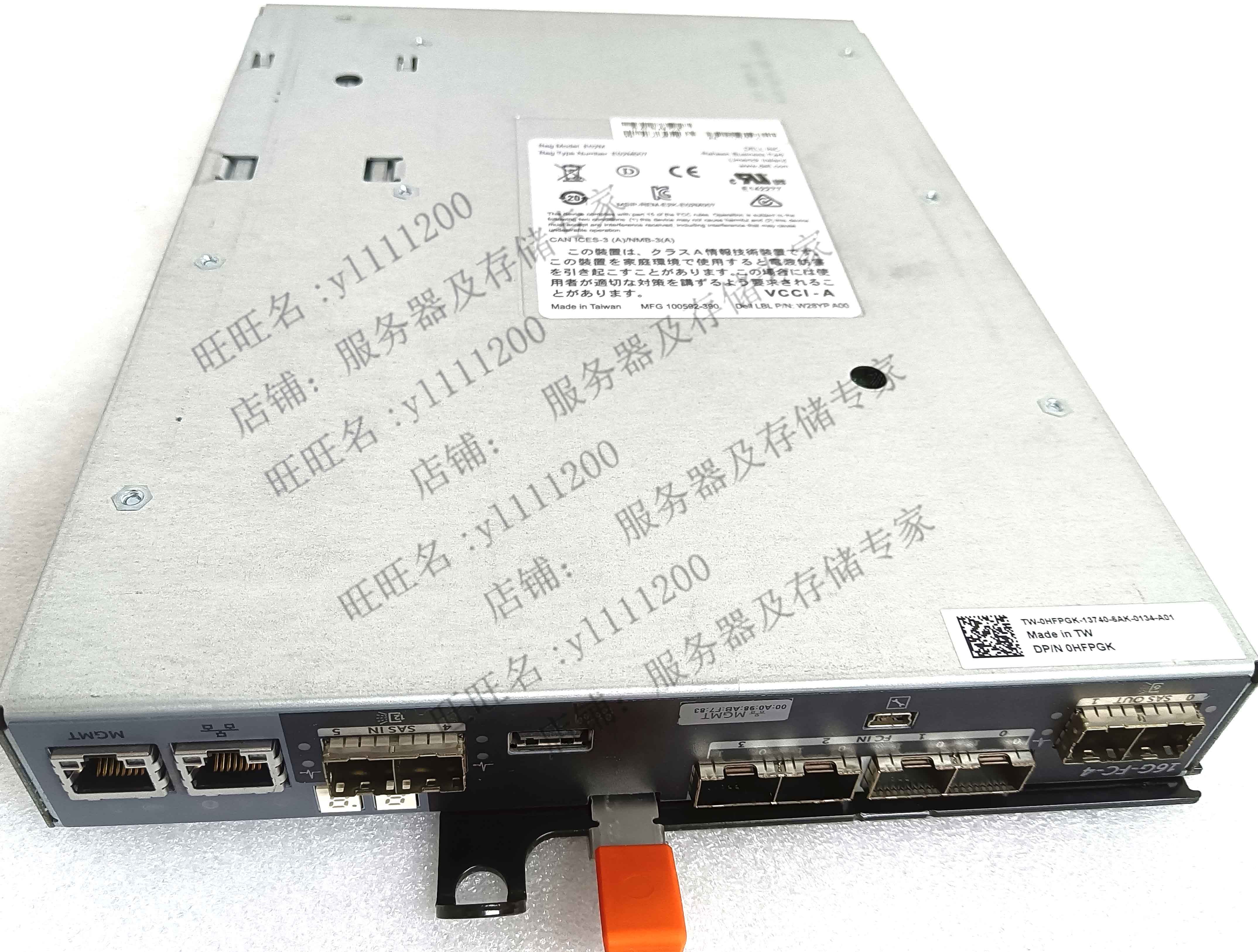 DELL MD3800F MD3820F 4-PORT 16G FC 9J1X0 HFPGK CONTROLLER MODULE