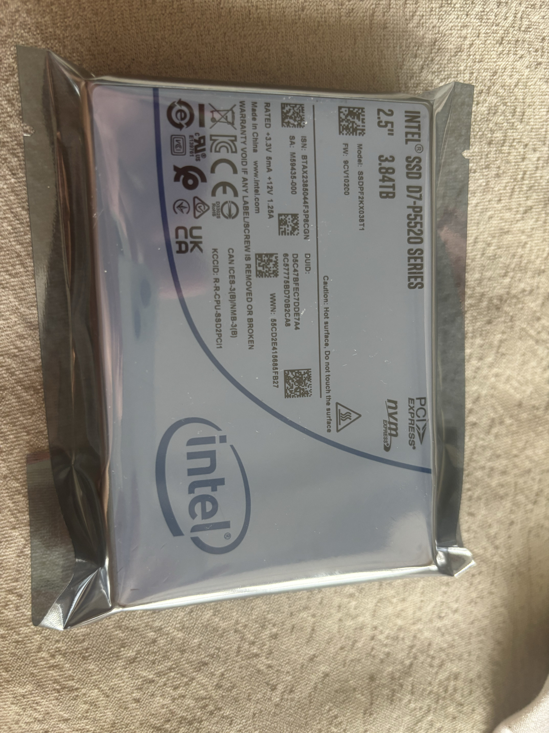 🚀 Intel P5520固态硬盘拆机测评，你值得拥有！🤔-固态硬盘-淘宝好物网