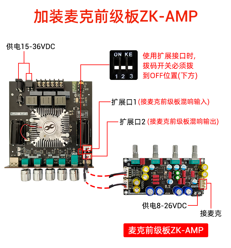 HT21-2G二代 2.1声道TDA7498E蓝牙功放模块低音炮160Wx2+220W-阿里巴巴