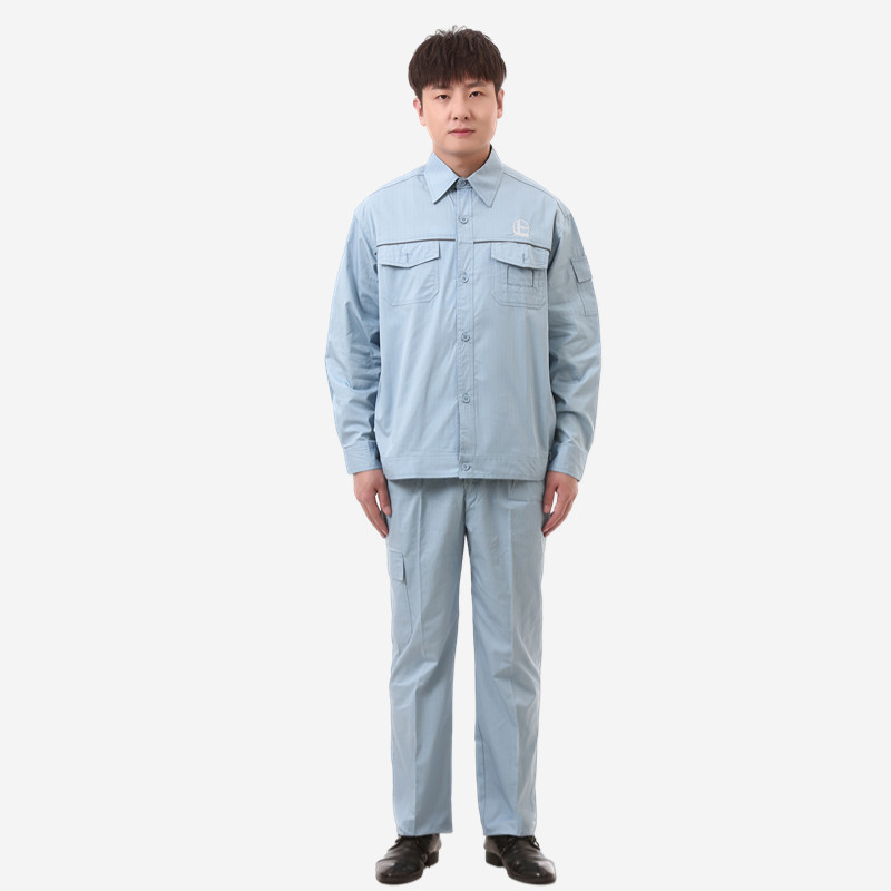 [USD 50.48] Anti-static refining work clothes summer oil and ...