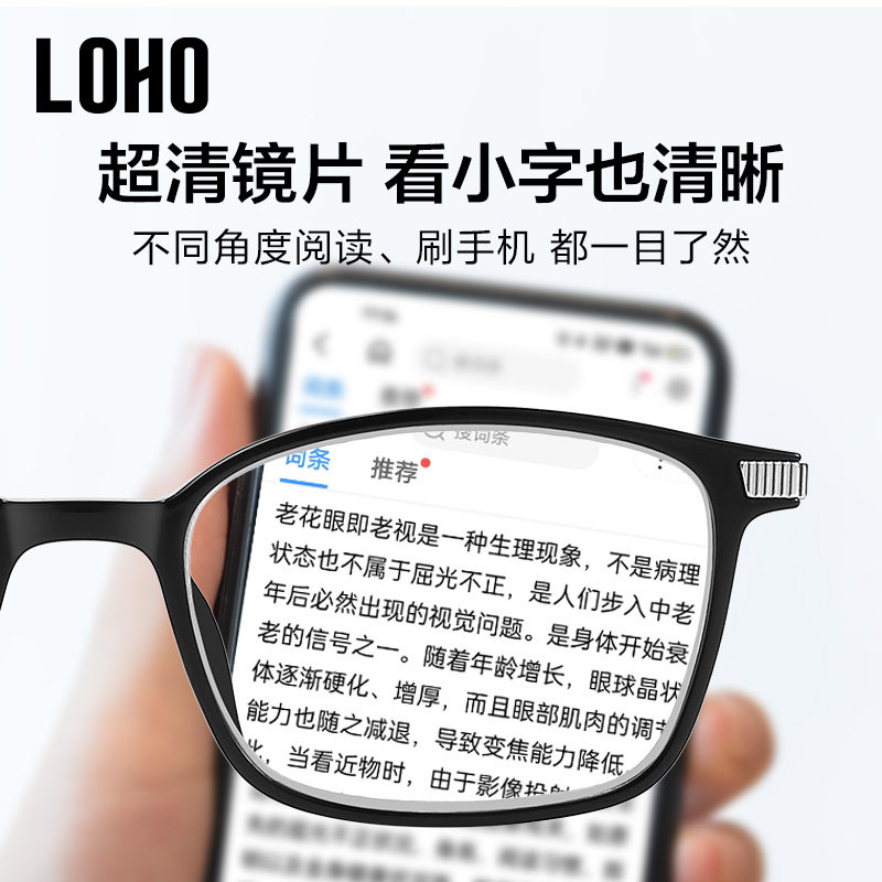 老花镜还能这么高级？这届年轻人居然在抢爸妈的LOHO镜！_ai眼镜_淘宝数码网