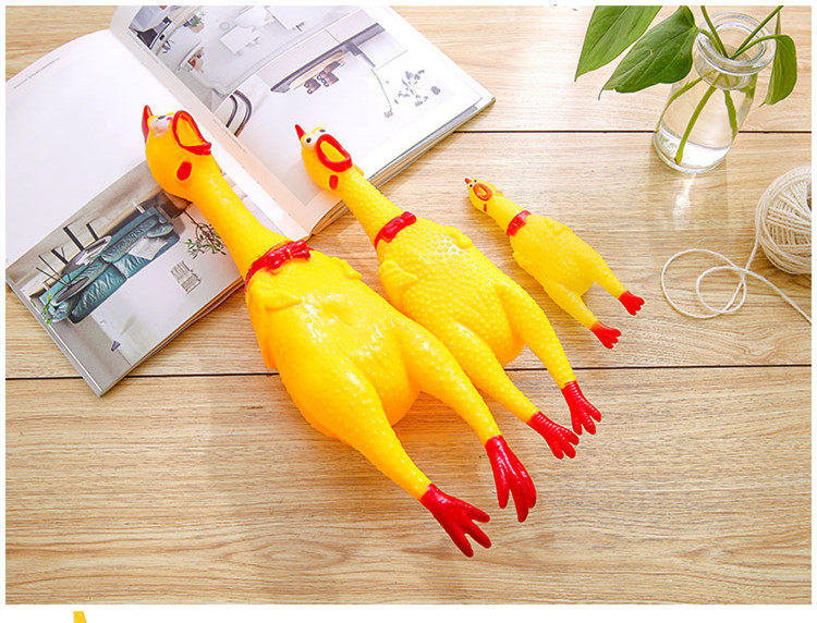 Screaming chicken, screaming chicken toy chicken, decompressing sound ...