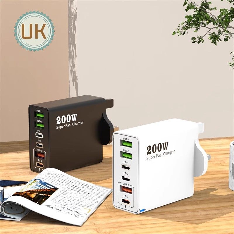 2025's hottest uk plug 200w charger review: 3 usb ports + 65w multi ...
