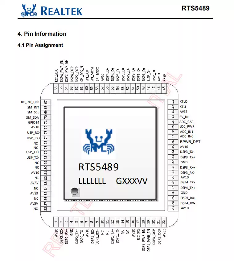 jetson xavier载板定制全新RTS5420 RTS5489 USB3.0 hub REALTEK