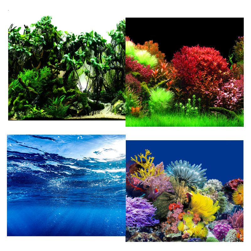 [USD 6.10] Fish tank wallpaper background paper draws high-definition ...