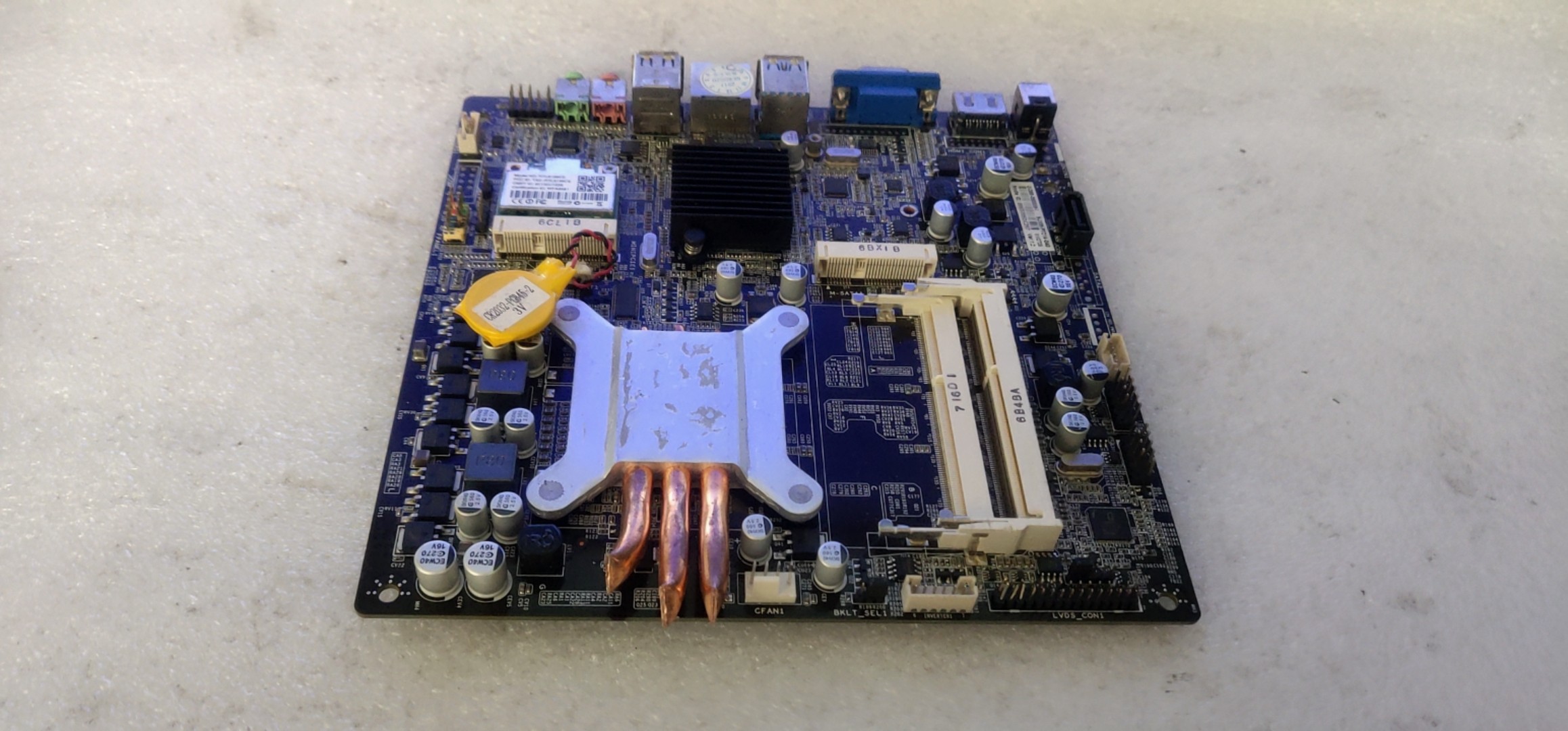 迷你超薄All主板GC68-3500M-I 9JXM-P7214-040 DDR3內存 HDMI