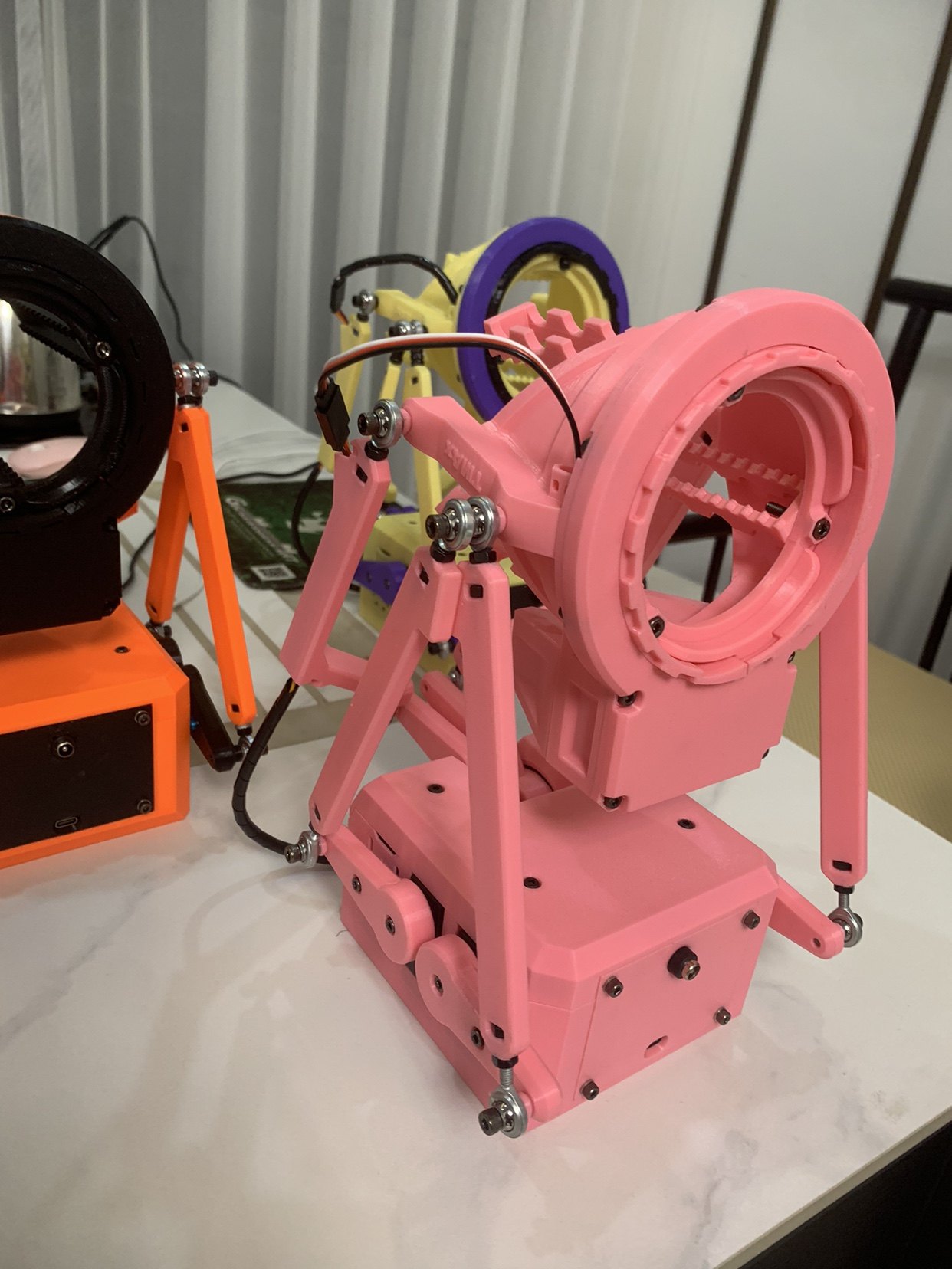 OSR6六轴机械手臂 简单操作DIY机械臂 带旋转视讯联动功能