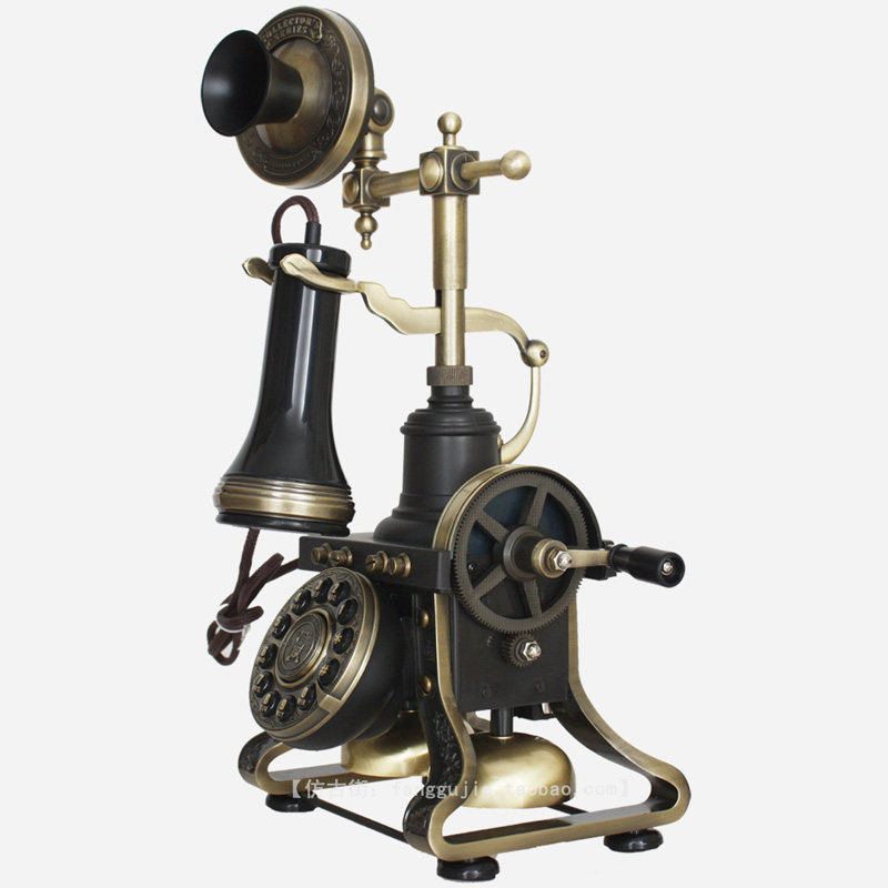 [USD 302.99] Paramount Antique Telephone Swivel Dial Vintage Wired ...