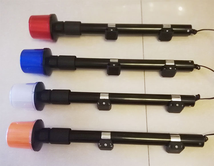 Motorcycle vertical warning light electric battery car modified rear ...