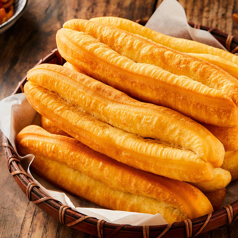 清美放心非矾大油条400gx2袋10根半成品熟食速冻家用早餐糕点面点