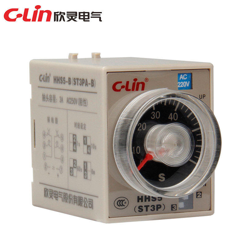 Xinling HHS5-B time relay ST3PA-B electronic power-on delay JSZ3A-B two ...
