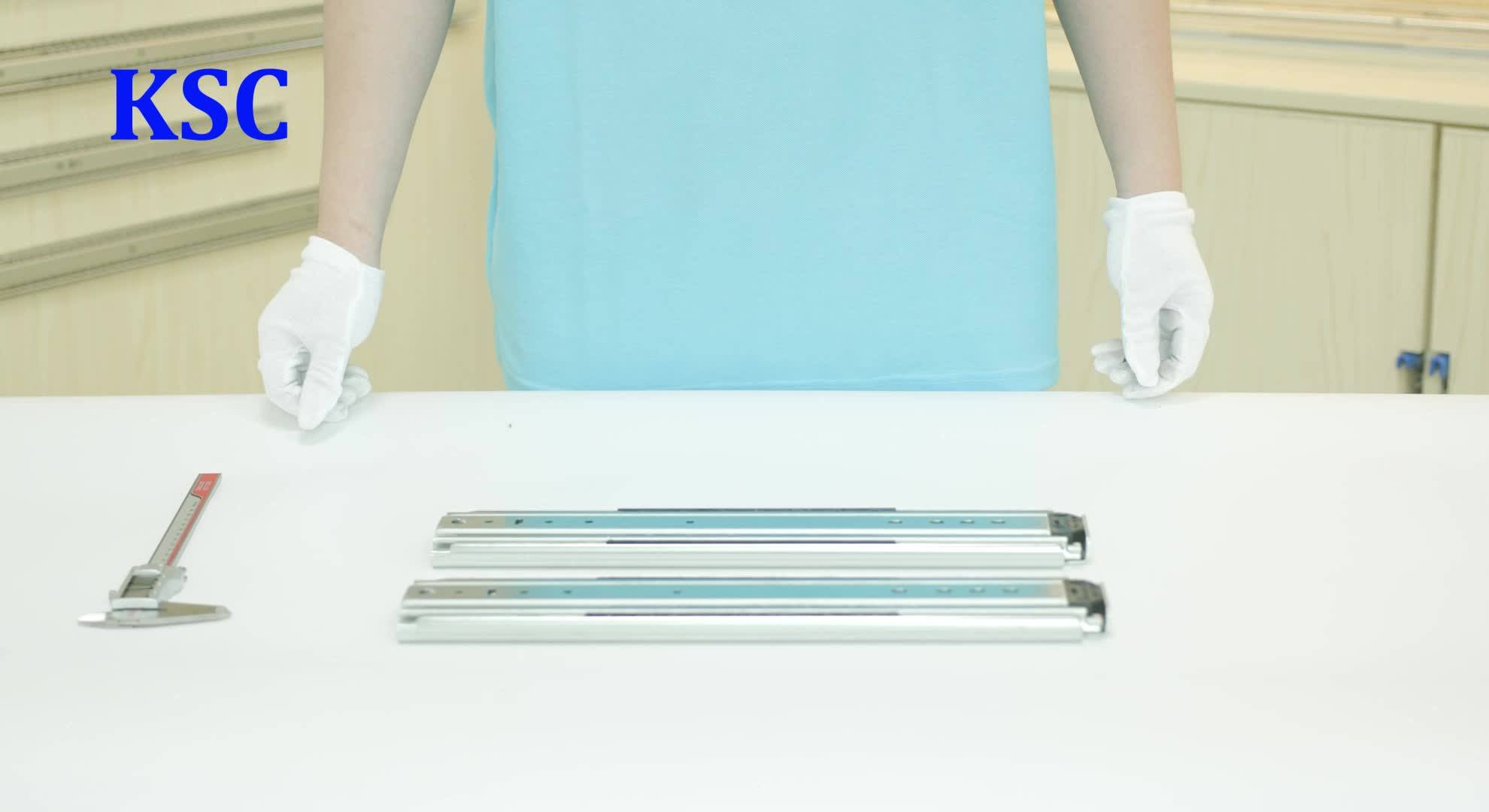 Heavy Duty 227kg Locking Drawer Draw Slides Glide Rails Industrial ...