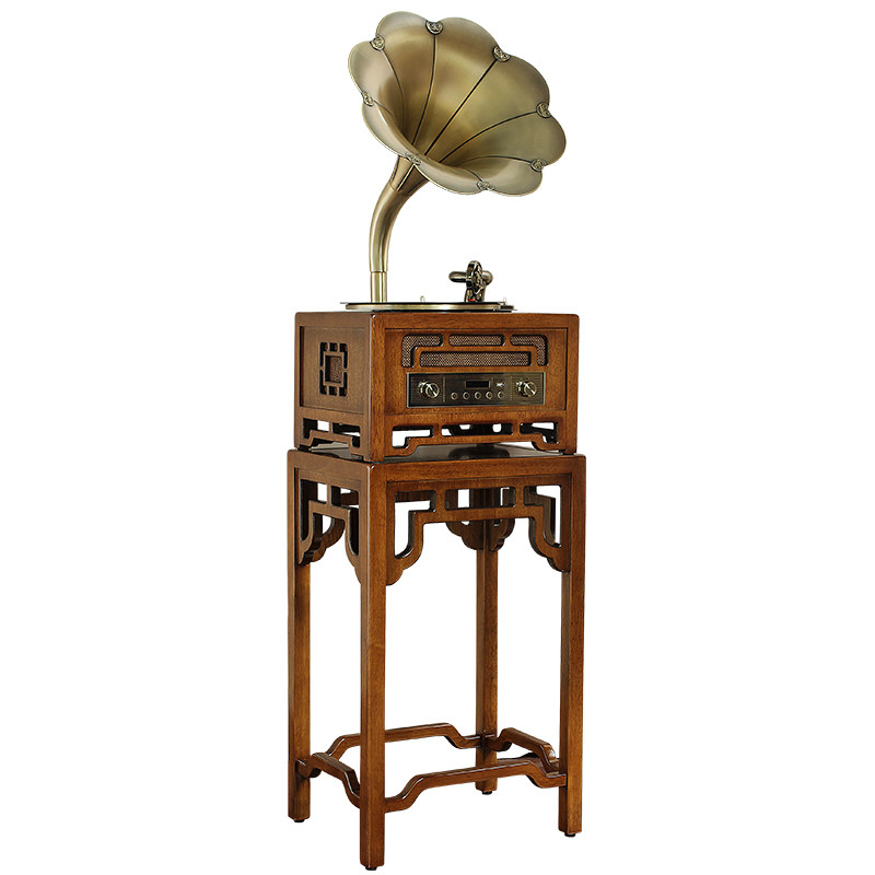 [USD 1628.71] Tang Yun new Chinese phonograph old-fashioned big horn ...