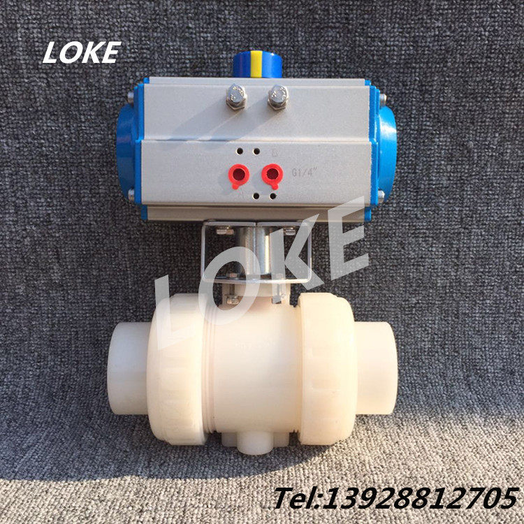 [USD 216.07] Pneumatic PVDF Ball Valve Electric PVDF Ball Valve PVDF ...