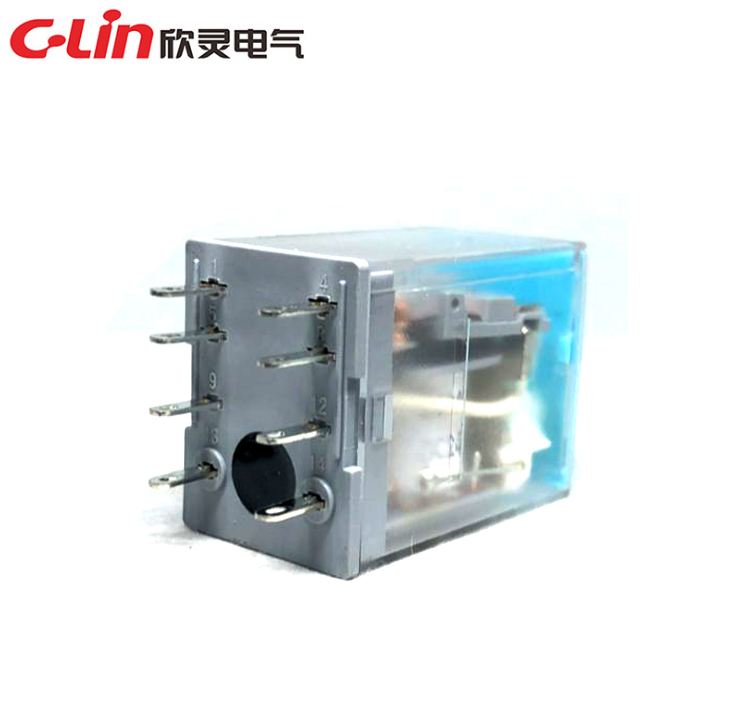 Xinling brand HHC68BVL-2Z AC220V DC24V 6.5A 8-pin intermediate relay with lamp HH52P