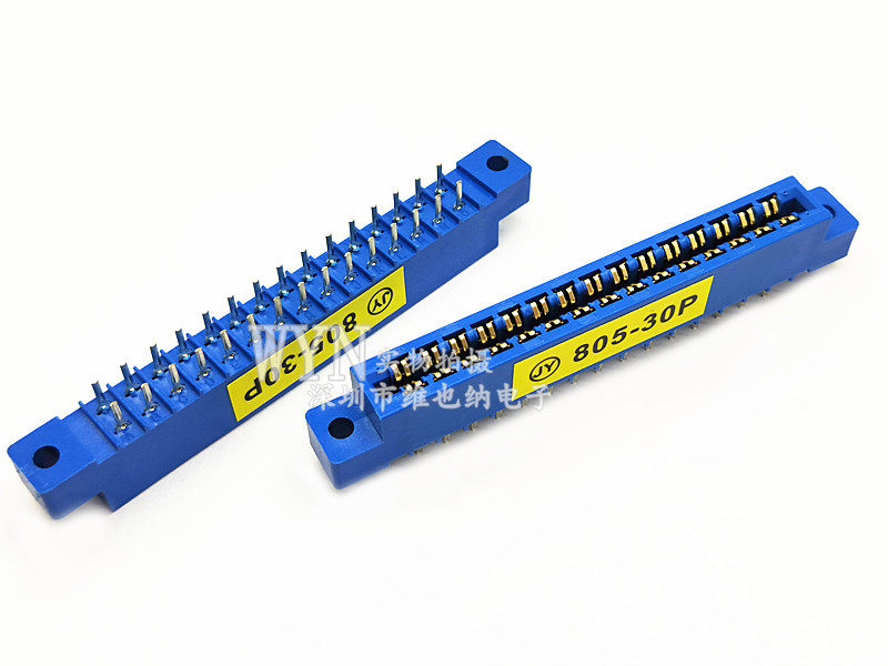 805-30P Golden Finger Socket PCB Slot Socket 3 96MM Pitch 2*15 Core ...