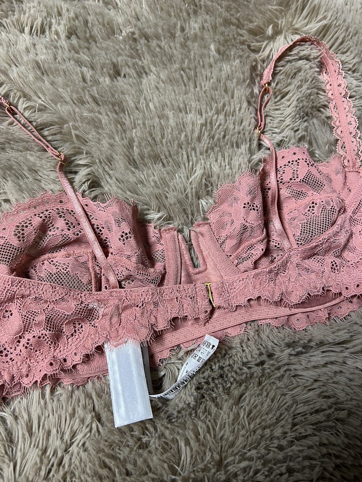 Zar * pink lace girl heart burst super beautiful ultra-thin lace ...