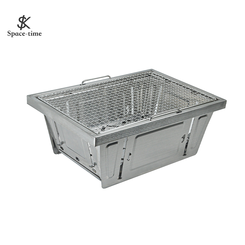 Space-time stainless steel barbecue grill, a new favorite for picnics 🔥