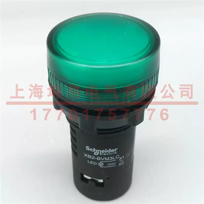施耐德XB2BVM3LC 绿色LED指示灯AC 220V XB2-BVM3LC