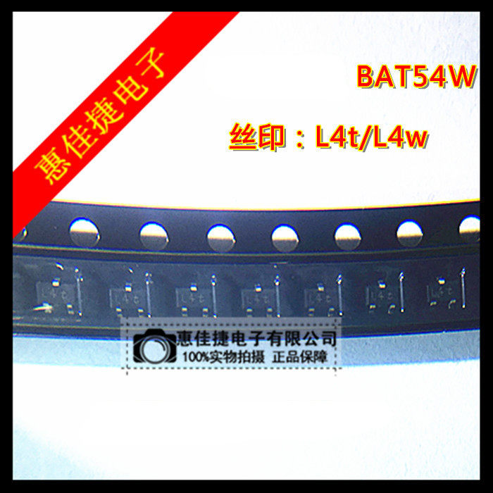 [USD 3.94] BAT54W Screen Printing L4t L4w SOT23 Two-way Schottky Dipole ...