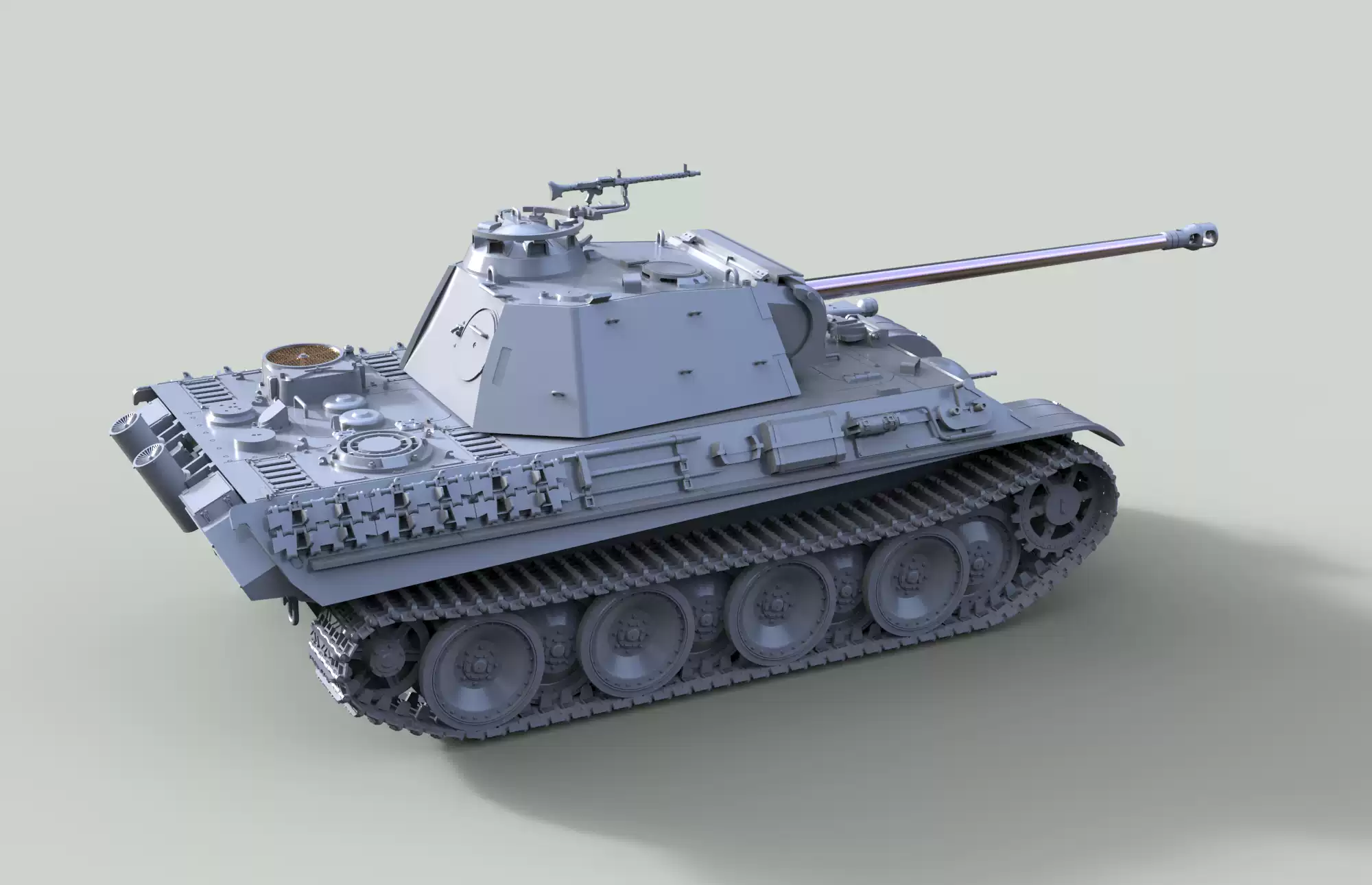 【現貨】卡奇模型TIGER MODEL 4904德國 黑豹G 1/35 中型坦克模型