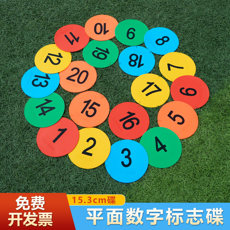 What is the role of flat logo discs and round logo discs in football ...