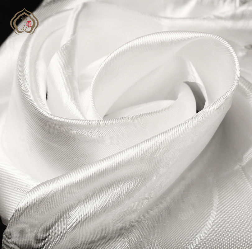 A hip-hop tibetan style axi pure white khata, ethnic style trumpet 40 ...