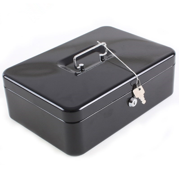 Eagle 8878 treasure-style portable safe: extra-large cash box to guard ...