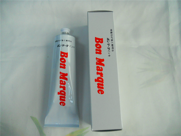 Imported Bon Marque printing cream white a type permanent ink mark ...