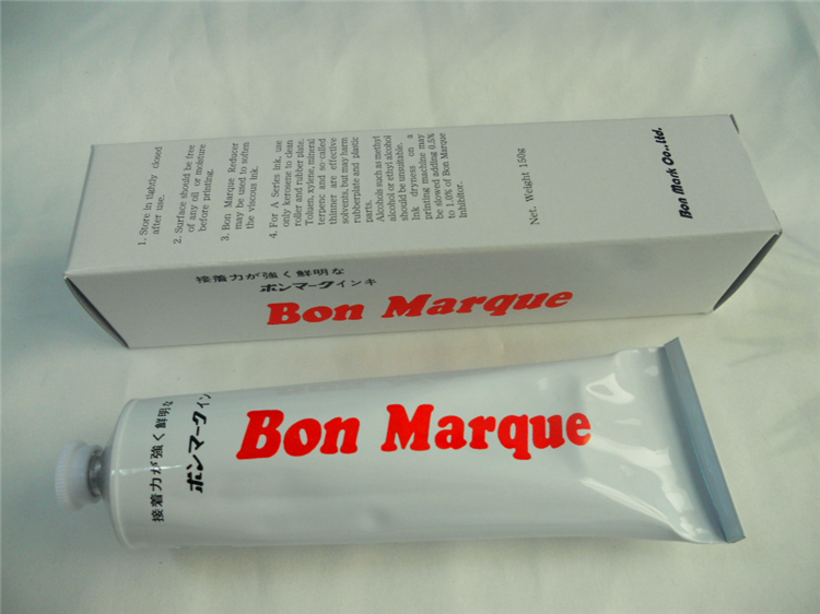Imported Bon Marque printing cream white a type permanent ink mark ...