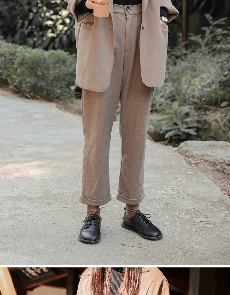 TOMBOR Original Vintage Simple Casual Soft-soled 2020 Winter Fleece ...