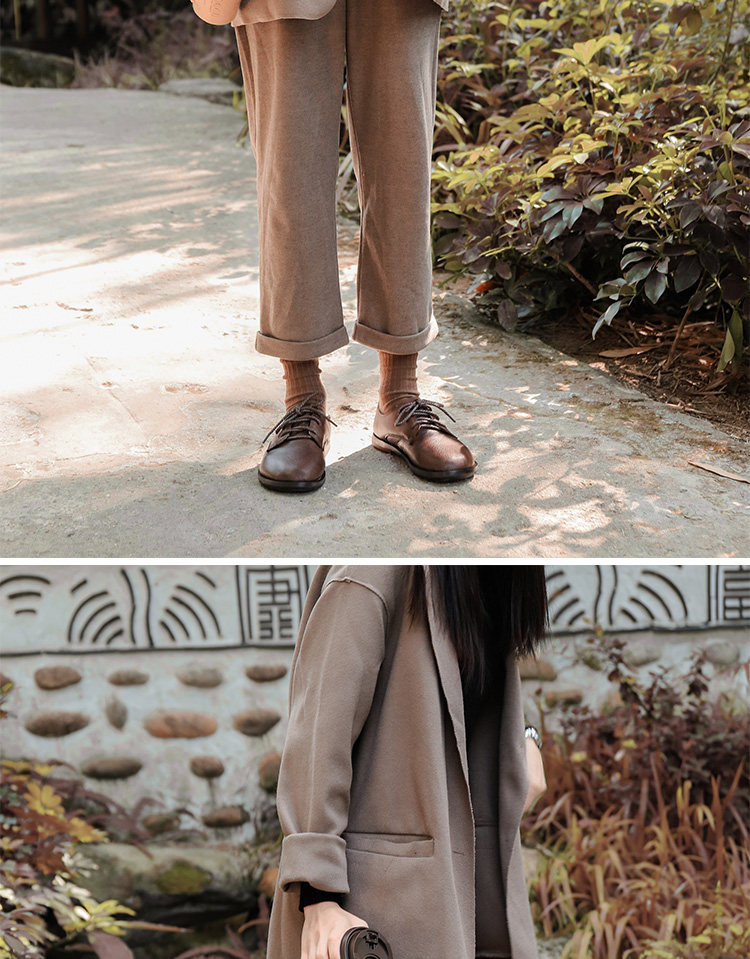 TOMBOR Original Retro Simple Leisure Soft Bottom 2020 Winter Cashmere ...