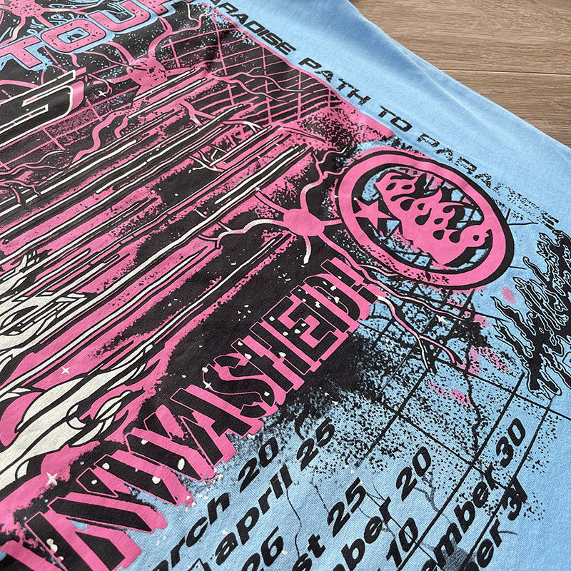 Hellstar Studios Neuron Tour Capsule 10 Shirt美式高街短袖T恤|T恤|ETMall東森購物網